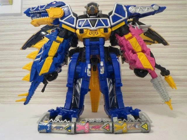 POWER RANGERS DINO Charge DX TOBASPINO Megazord Spino Zord Raiden ...
