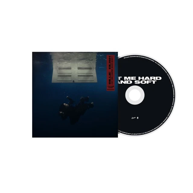 BILLIE EILISH HIT Me Hard and Soft - CD Softpack + Poster + Sticker EUR ...
