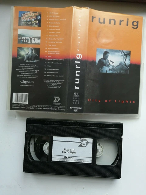 RUNRIG CITY OF Lights VHS Video 1990 Scottish Rock £7.25 - PicClick UK