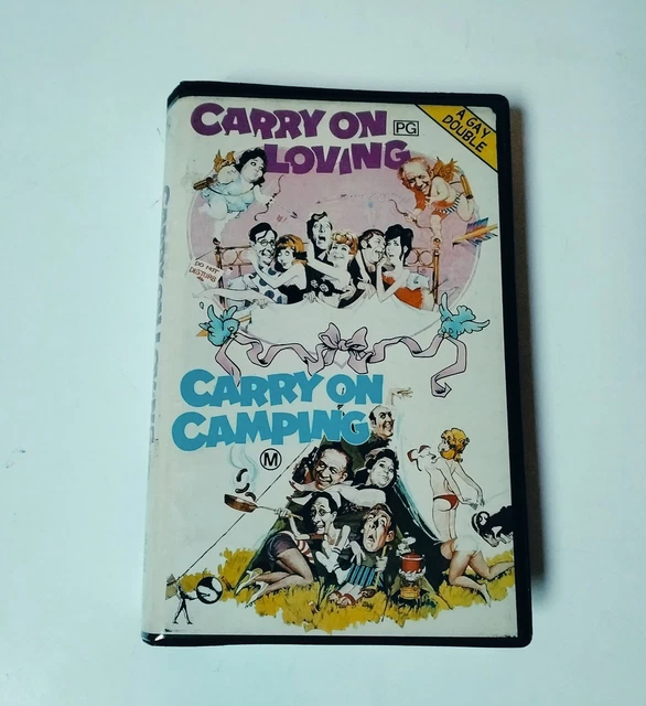 *CARRY ON LOVING/CAMPING double vhs RANK MOVIES cult 70s British comedy ...