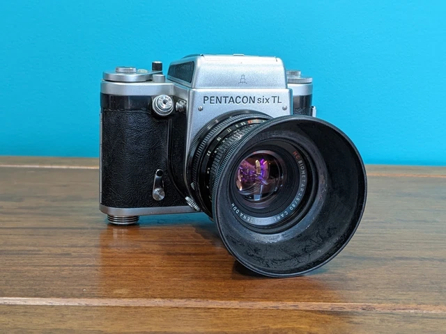 PENTACON SIX TL 6x6 Camera. Prism & WLF Finder. Biometar 2.8/80 Lens ...