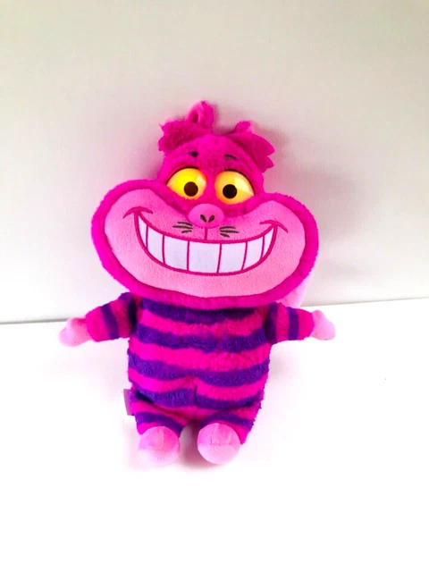 DISNEY ALICE IN Wonderland Talking Cheshire Cat Plush eyes light up ...