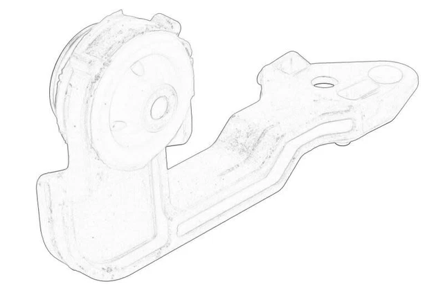 SUPPORT DE RADIATEUR d'alimentation en air OE PEUGEOT 9806542180 EUR 50 ...