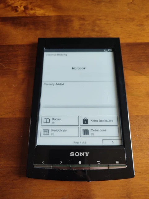 SONY PRS-T1 EBOOK Reader Genuine Black Working Tested £12.99 - PicClick UK