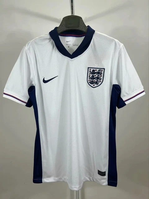 EURO 2024 ENGLAND Home Jersey - England Football Shirt White Home Kit With Patch £29.99 ...