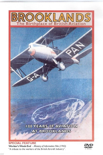 BROOKLANDS AVIATION - The Birthplace of British Aviation DVD £11.95 ...