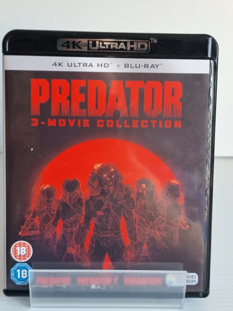 PREDATOR 3-MOVIE COLLECTION 4K Ultra-HD & Standard Blu-Ray NO SLIP ...