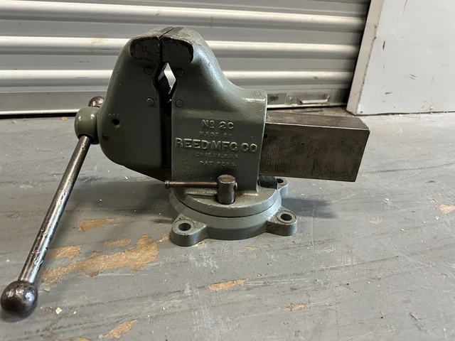 REED MFG. CO. U.S.A. Model 2C Bench Vise Swivel Base $325.00 - PicClick