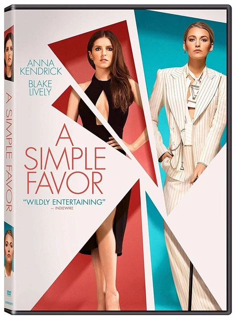 A SIMPLE FAVOR (DVD) Blake Lively Anna Kendrick Henry Golding Andrew ...