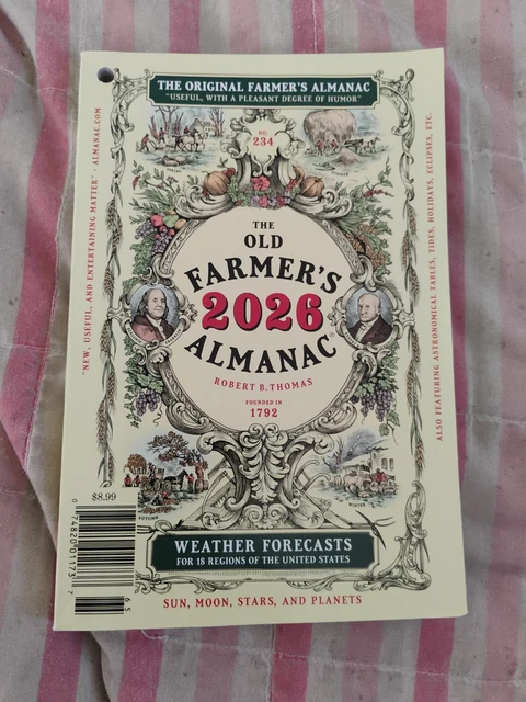 OLD FARMER'S ALMANAC The 2026 Old Farmer's Almanac (Paperback) $14.96 ...