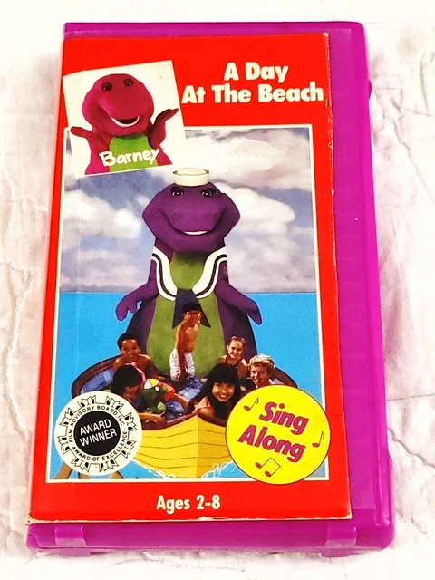 VINTAGE BARNEY A Day at the Beach VHS 1992 VCR 1988 Lyons £17.01 ...