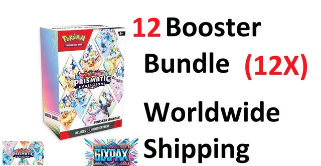 💎12X PRISMATIC EVOLUTION Booster Bundle💎Scarlet & Violet-Prismatic ...