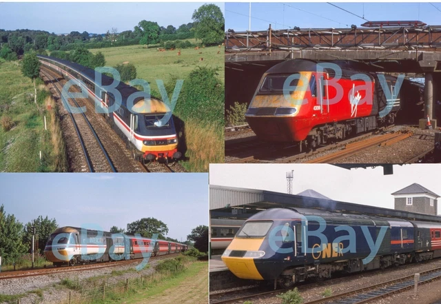 35MM RAILWAY SLIDE *4x CLASS 43 HST* - Copyright to buyer **See ...