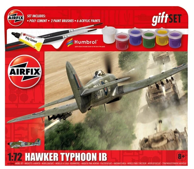 NEW A55208A AIRFIX 1:72nd Scale Hawker Typhoon Mk.IB Starter Set. £13.99 - PicClick UK