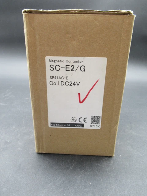 FUJI ELECTRIC MAGNETIC Contactor, SC-E2/G, SE41AG, 3 POLE, 24 VDC, 60 A ...