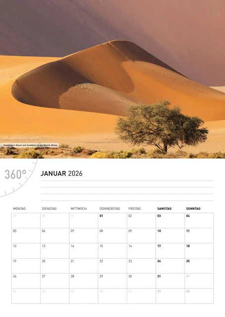 NAMIBIA BROSCHÜRENKALENDER 2026 Thomas Dreßler Kalender 28 S. Deutsch ...