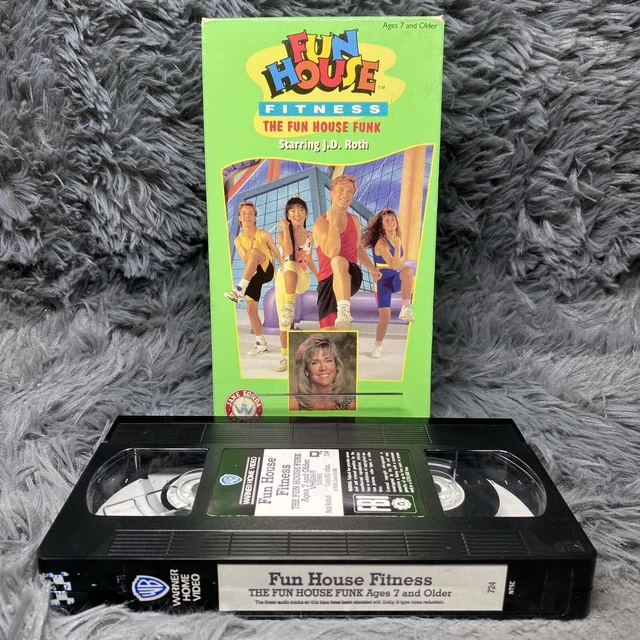 FUN HOUSE FITNESS The Fun House Funk VHS Tape 1991 JD Roth Jane Fonda ...