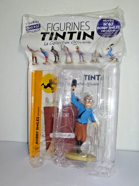 FIGURINE TINTIN COLLECTION officielle n°47 Bobby Smiles - NEUF EUR 29 ...