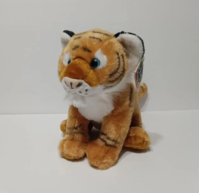 WILD REPUBLIC CUDDLEKINS TIGER CUB Plush 12" Blue Eyes Stuffed Animal ...
