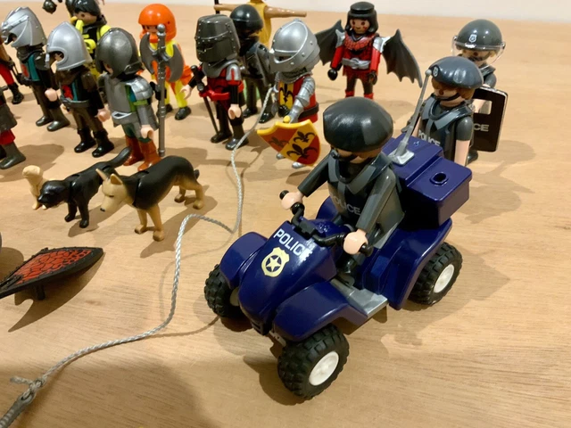 PLAYMOBIL JOB LOT - Dragon, Knights, Police, Scarecrow, Samuri, ATV ...