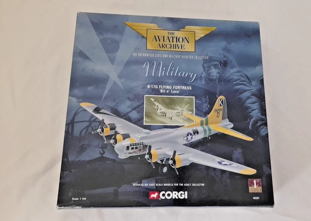 CORGI AVIATION ARCHIVE, B-17G F1ying Fortress 1:144 scale, #48201 ...