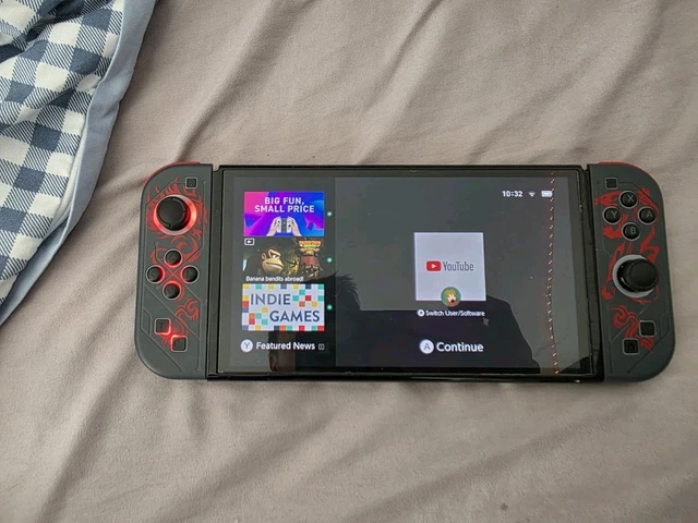 NINTENDO SWITCH OLED Model HEG-001 Handheld Console - 64GB - White with ...