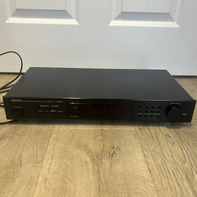 DENON TU-260L II HI-Fi Stereo FM Tuner Separate Good Condition & Power ...