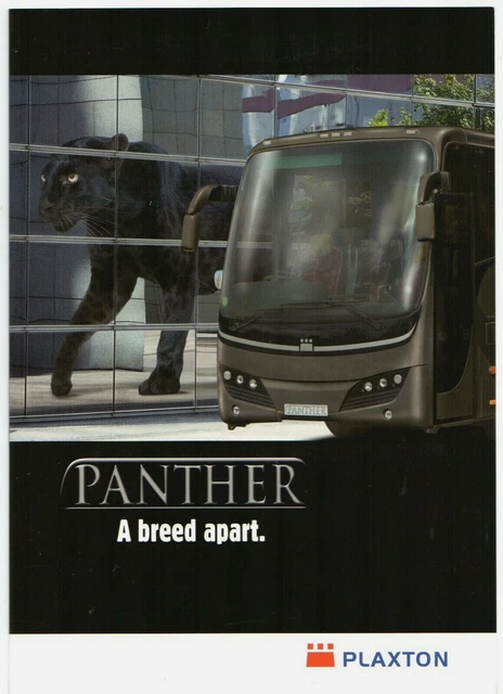 PLAXTON PANTHER COACH Second Generation 2010-11 UK Market Foldout Sales ...