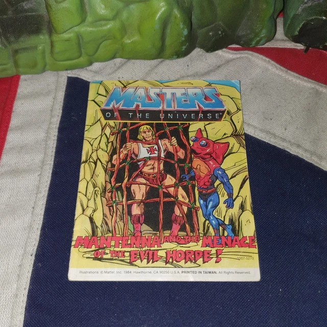VINTAGE HE-MAN MASTERS of the Universe Figures MINI COMICS Mantenna ...