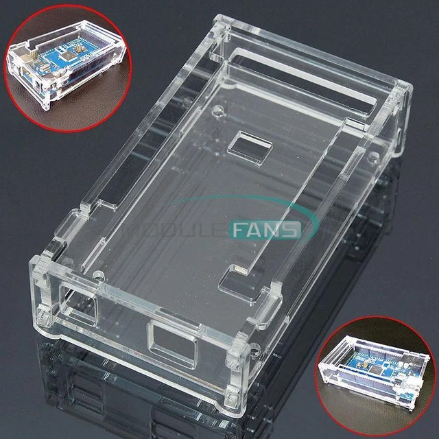 ACRYLIC BOX ENCLOSURE Transparent Case for Arduino MEGA2560 R3 Arduino ...