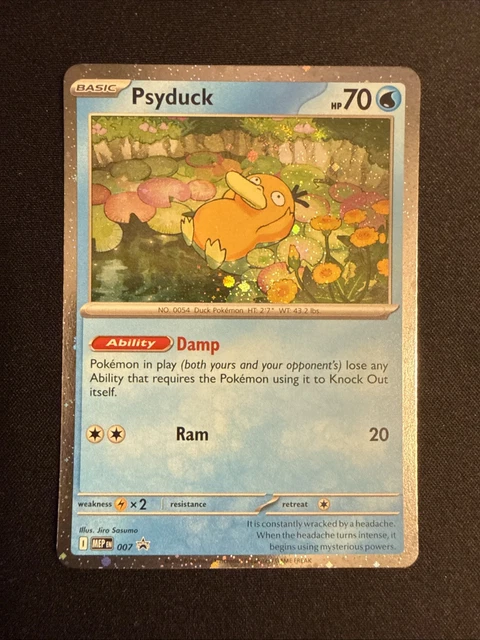 POKÉMON TCG PSYDUCK MEP 007 Mega Evolution Pokemon Blister Promo Cosmos ...