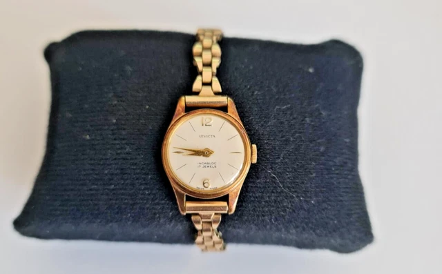 RARE VINTAGE LEVICTA Incabloc 17 Jewel Ladies Watch, Swiss Made £37.11 - PicClick UK