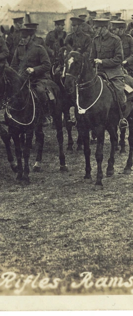 WW1 PHOTO ROYAL East Kent Yeomanry Mounted Rifles soldiers Ramsgate ...