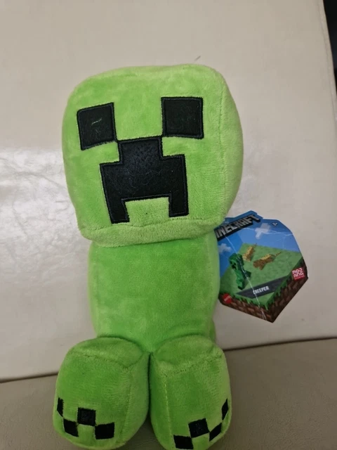 MATTEL MINECRAFT CREEPER 20cm Plush Toy Officially licensed Creeper ...