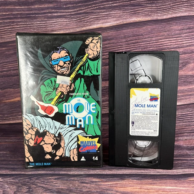 FANTASTIC FOUR VS. Mole Man - MARVEL COMICS (VHS 1985) Black Box £24.31 - PicClick UK