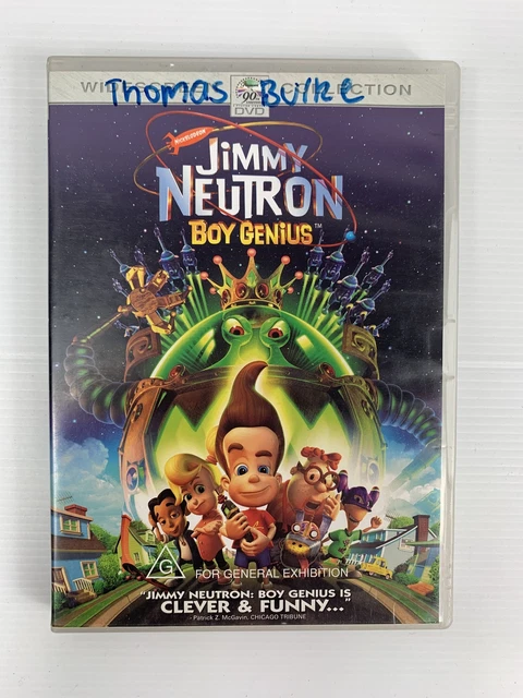 JIMMY NEUTRON BOY Genius DVD R4 Kids Family Movie $8.97 - PicClick AU
