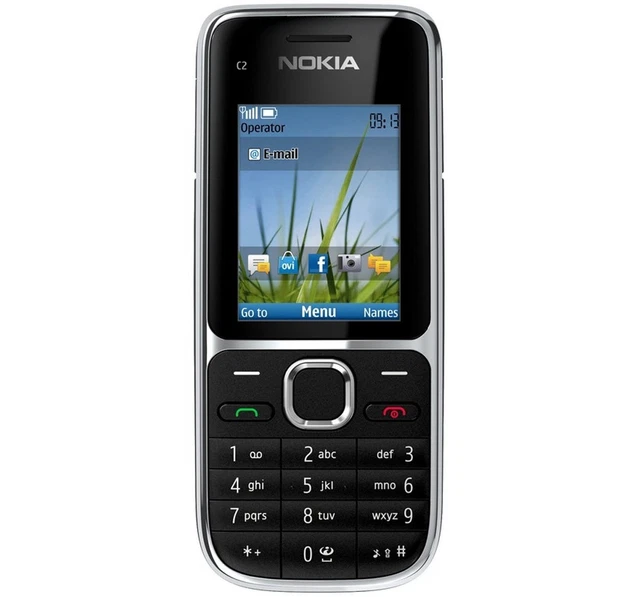 TÉLÉPHONE VINTAGE ORIGINAL Nokia C2-01 - Noir - Neuf et débloqué EUR 54 ...