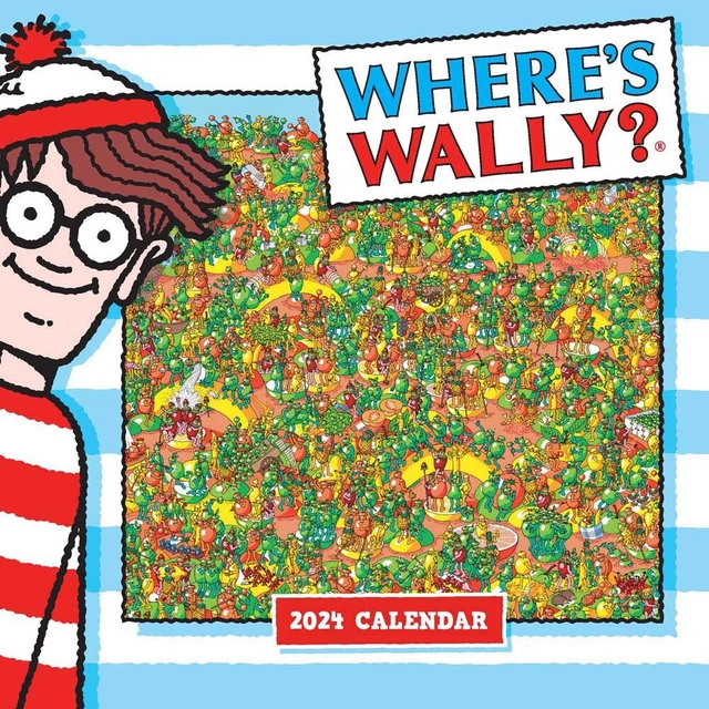2024 CALENDAR WHERE'S Wally Mini Wall Browntrout A03100 $11.45 ...