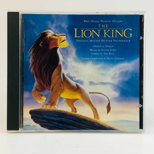 THE LION KING Original Motion Picture Soundtrack (CD, 1994) Walt Disney ...