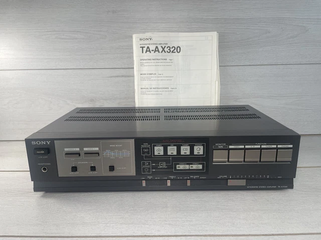 SONY TA-AX320 HIFI Integrated Stereo Amplifier Vintage Working £78.38 ...