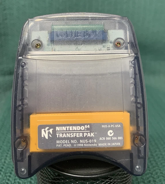 TRANSFER PAK POKEMON Stadium Attachment NUS-019 Nintendo 64 N64 Console ...