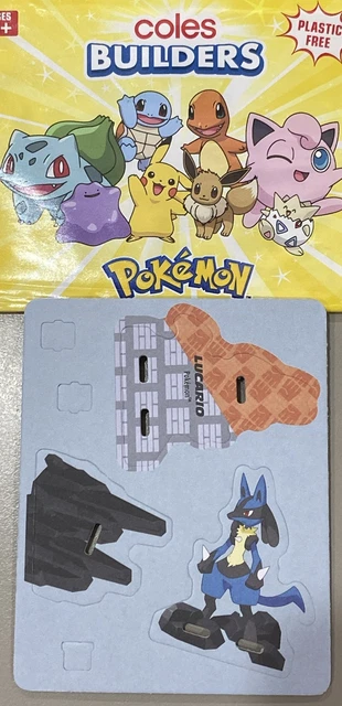 COLES POKEMON BUILDERS 2024 LUCARIO $3.20 - PicClick AU