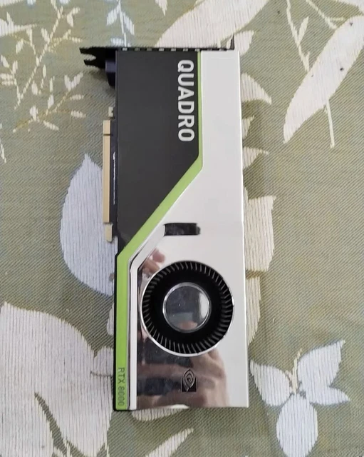 NVIDIA QUADRO RTX 8000 48 GB GPU PCIe x16 GDDR6 scheda grafica EUR 3. ...