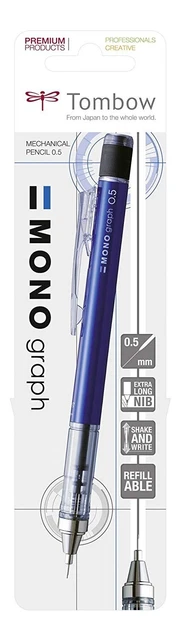 TOMBOW CRAYON MONO Graph Tombow 0,5mm - Bleu - 1 Pièces EUR 20,74 ...