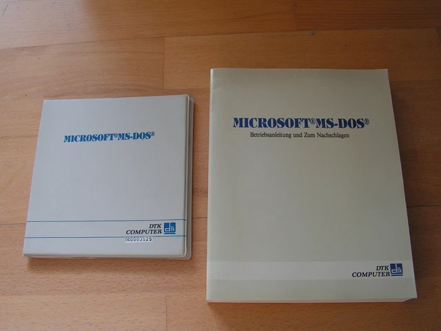 ORIGINAL MICROSOFT MS-DOS Betriebssystem, DOS 3.3 EUR 89,00 - PicClick DE