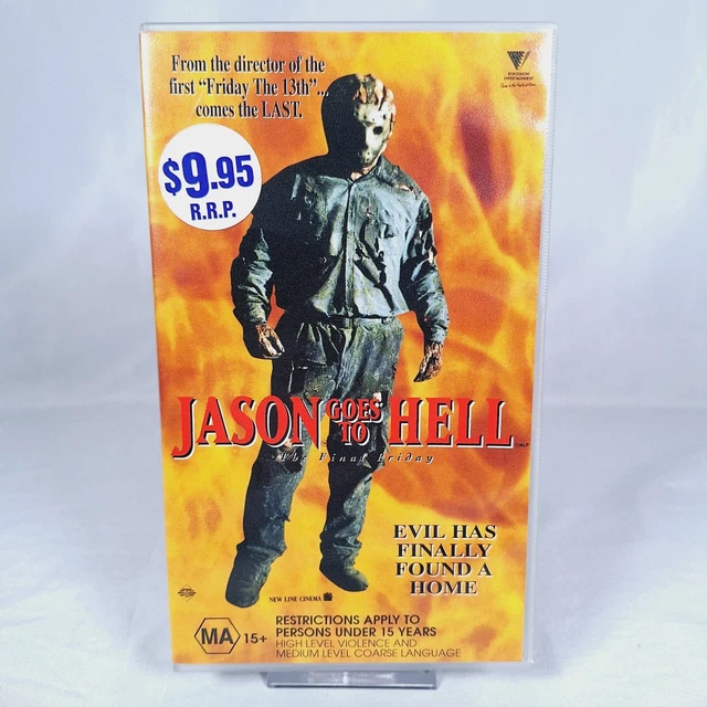 FRIDAY THE 13TH Part 9 Jason Goes To Hell - VHS Video Small Box - PAL ...