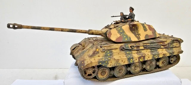 PLASTIK PANZER 1:35 Tiger IIB gebaut und bemalt, bitte lesen EUR 12,50 ...