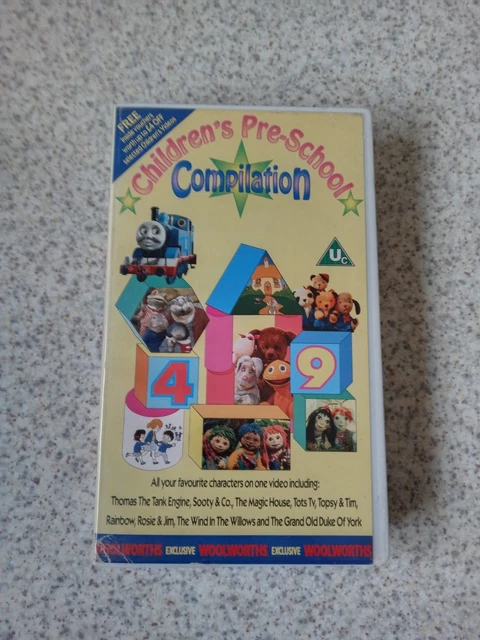 CHILDREN'S PRE-SCHOOL COMPILATION - Vhs Video Tested - Thomas / Sooty ...