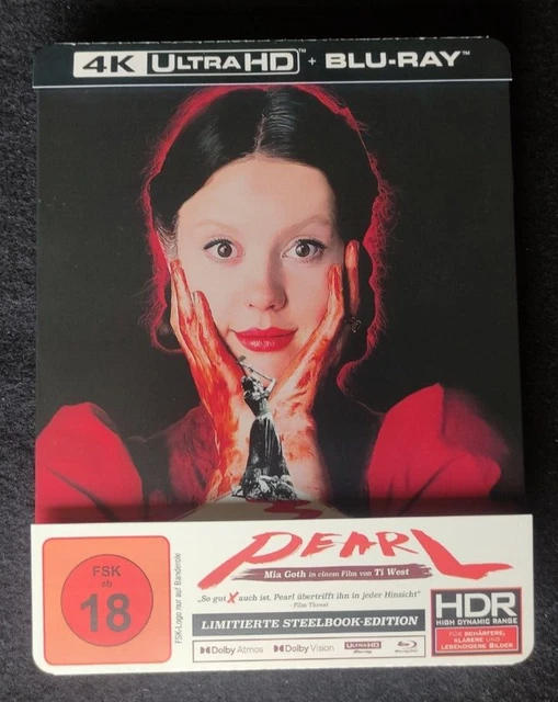 PEARL (2022) 4K Ultra HD and Blu-Ray Ltd. Ed. Steelbook EUR 116,55 ... PEARL (2022) 4K Ultra HD and Blu-Ray Ltd. Ed. Steelbook EUR 116,55 ...