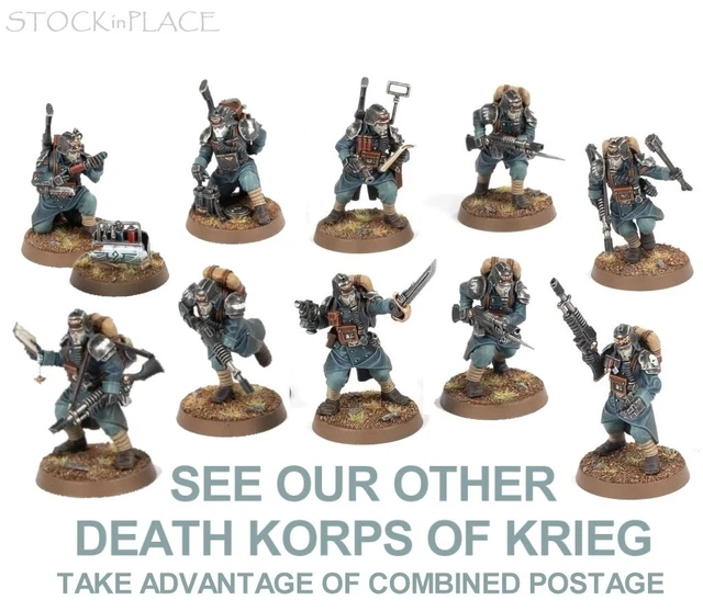 WARHAMMER 40K : DEATH KORPS OF KRIEG MEDIC VETERAN (KT03 b) Octarius ...